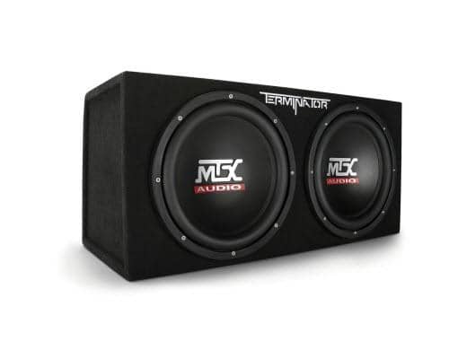 MTX Audio Terminator Series TNE212D 1,200-Watt Dual 12-Inch Sub Enclos ...